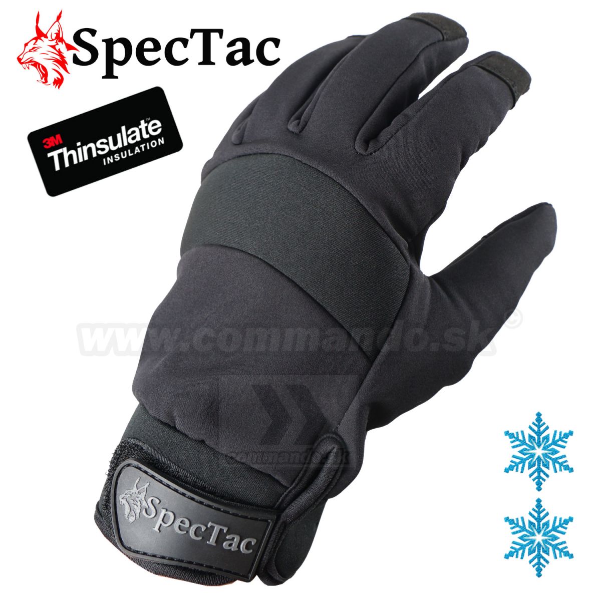 SpecTac SnowMAN Thinsulate™ zimné rukavice | Commando.sk
