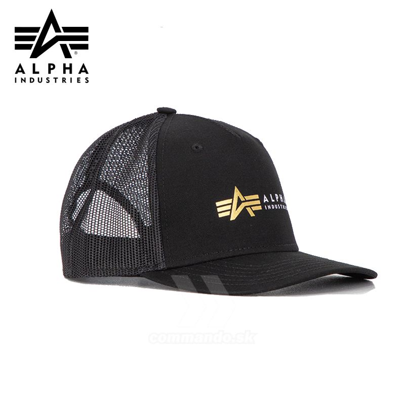 Alpha Industries Šiltovka Trucker Cap black | Commando.sk