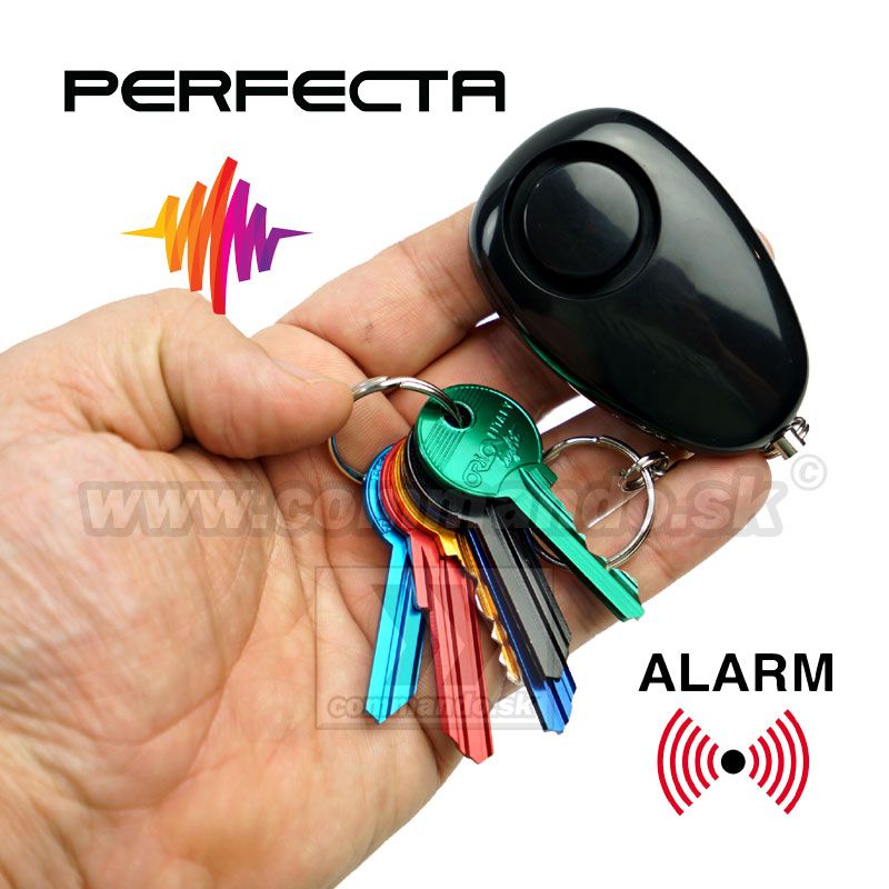 Osobný alarm 130 dB Perfecta SA3 Shrill Alarm | Commando.sk
