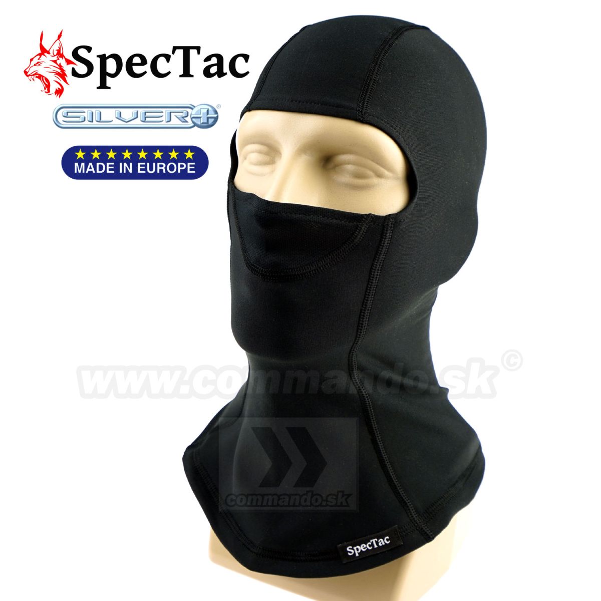 SpecTac Kukla Termoaktivna s 1 otvorom Silver Plus Balaclava | Commando.sk