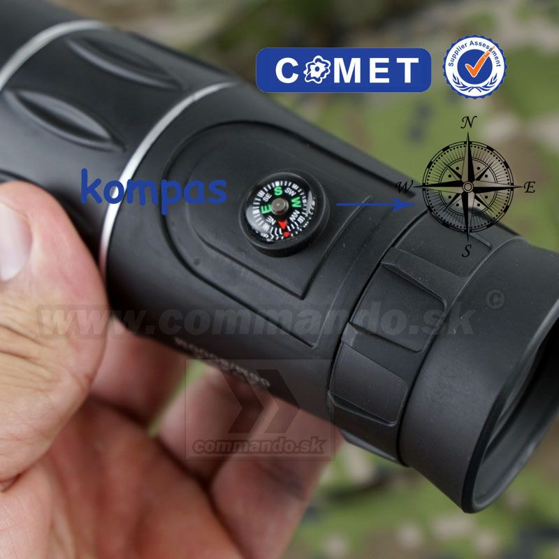 Comet Monokulár Ďalekohľad 26x52 + Kompas Monocular | Commando.sk