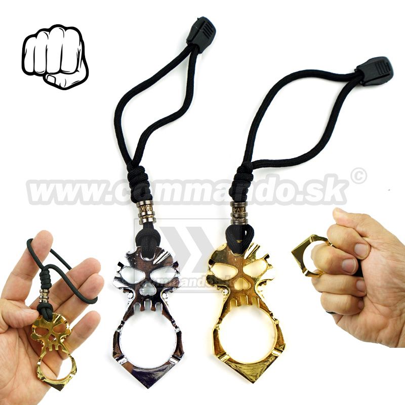 Boxer Skull Tooth Silver Gold prostriedok na sebaobranu | Commando.sk