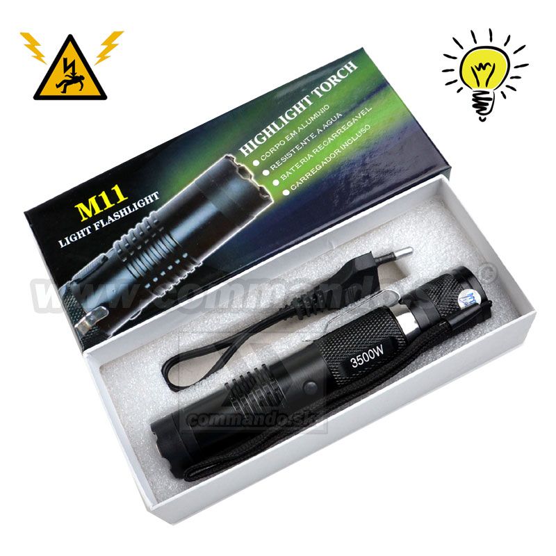 Paralyzer + Baterka Type Police M11 + Clip Svietidlo | Commando.sk