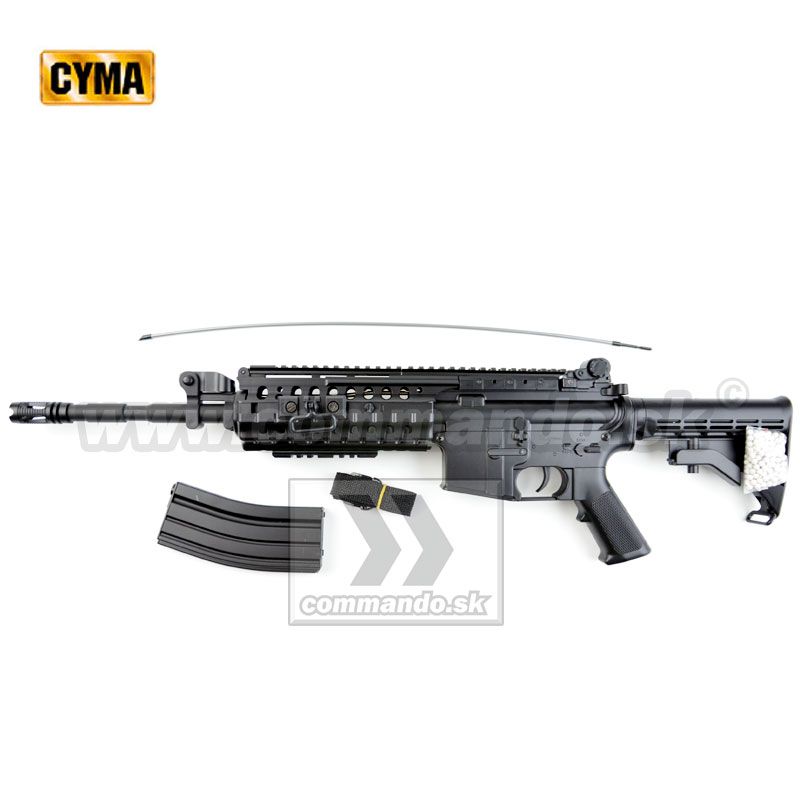 Airsoft Gun Cyma CM 308 M4 RIS Manual ASG 6mm | Commando.sk