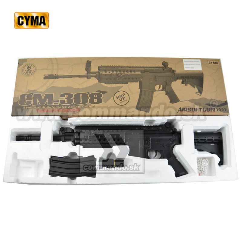 Airsoft Gun Cyma CM 308 M4 RIS Manual ASG 6mm | Commando.sk