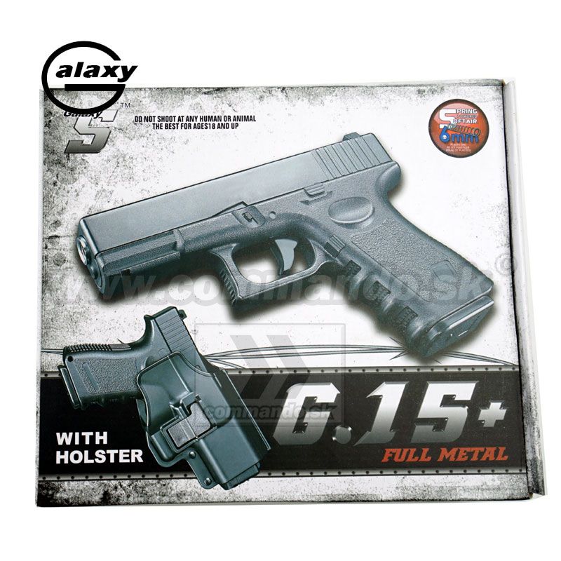 Airsoft Pistol Galaxy G15+ Full Metal ASG 6mm | Commando.sk