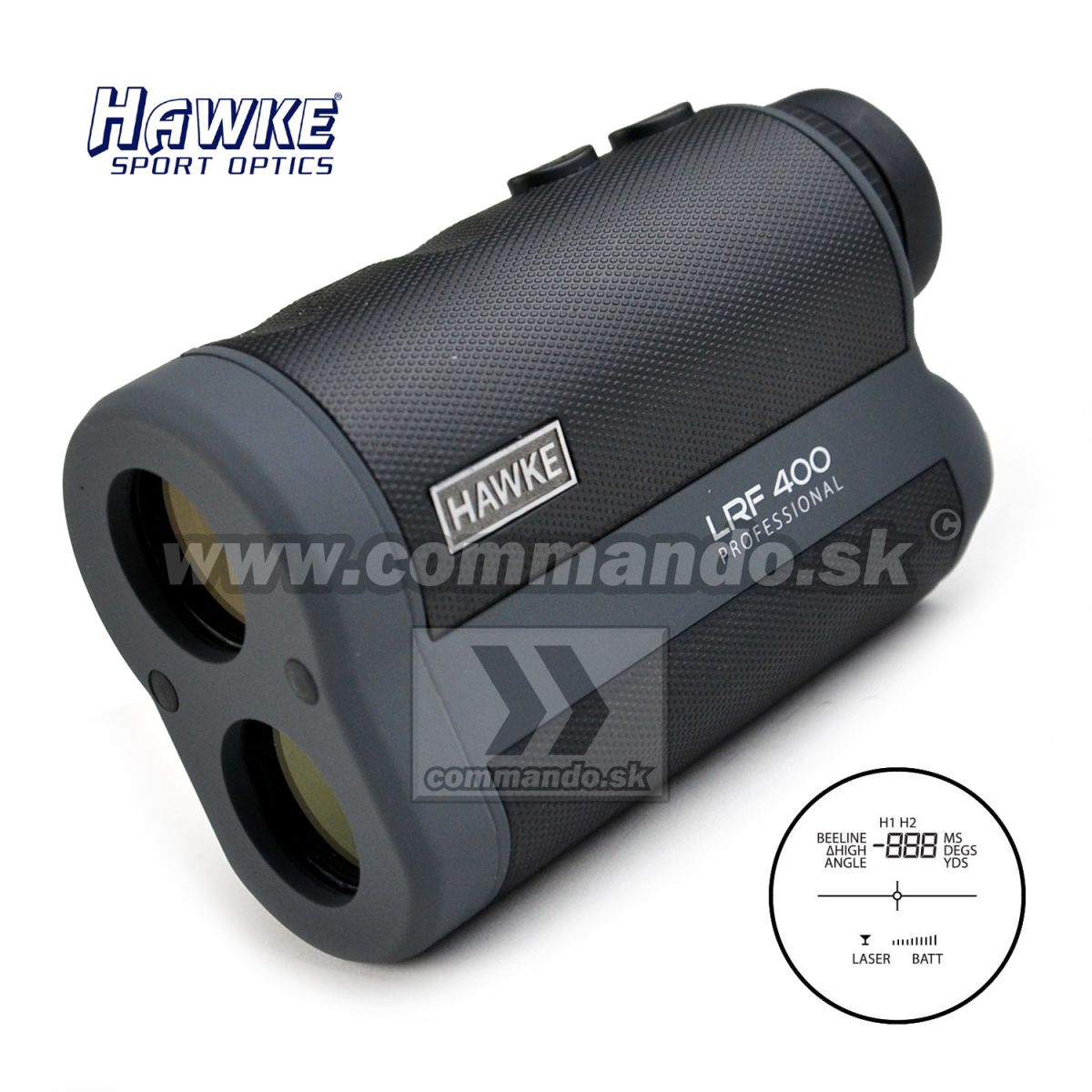 Hawke diaľkomer Laser Range Finder LRF 400 Pro | Commando.sk