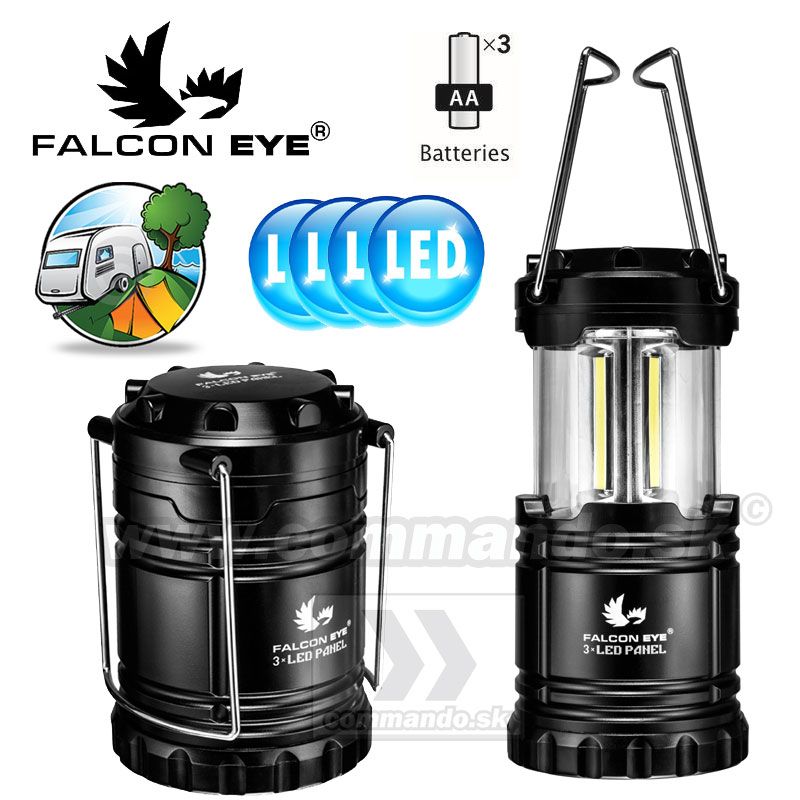 Kempingové svetlo TURTOP Falcon Eye 3 LED Panel Latern | Commando.sk
