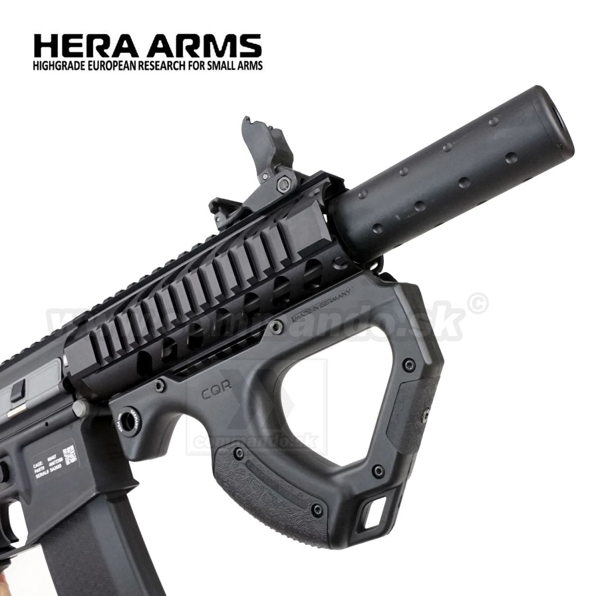 Hera Arms CQR Front Grip 21/22 mm TAN | Commando.sk