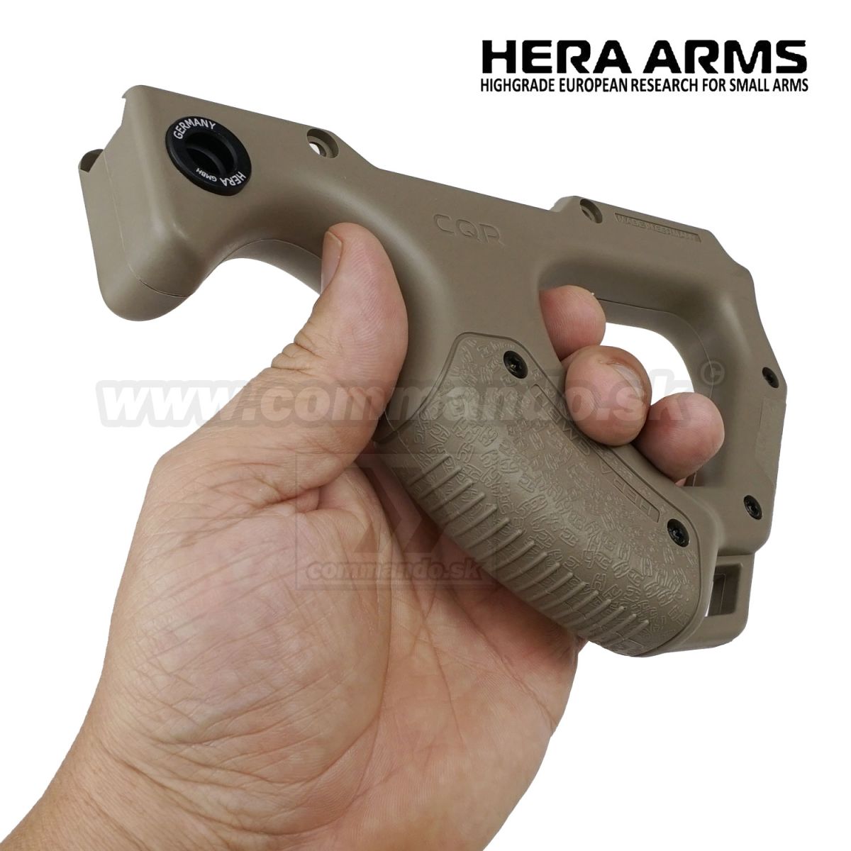 Hera Arms CQR Front Grip 21/22 mm TAN | Commando.sk