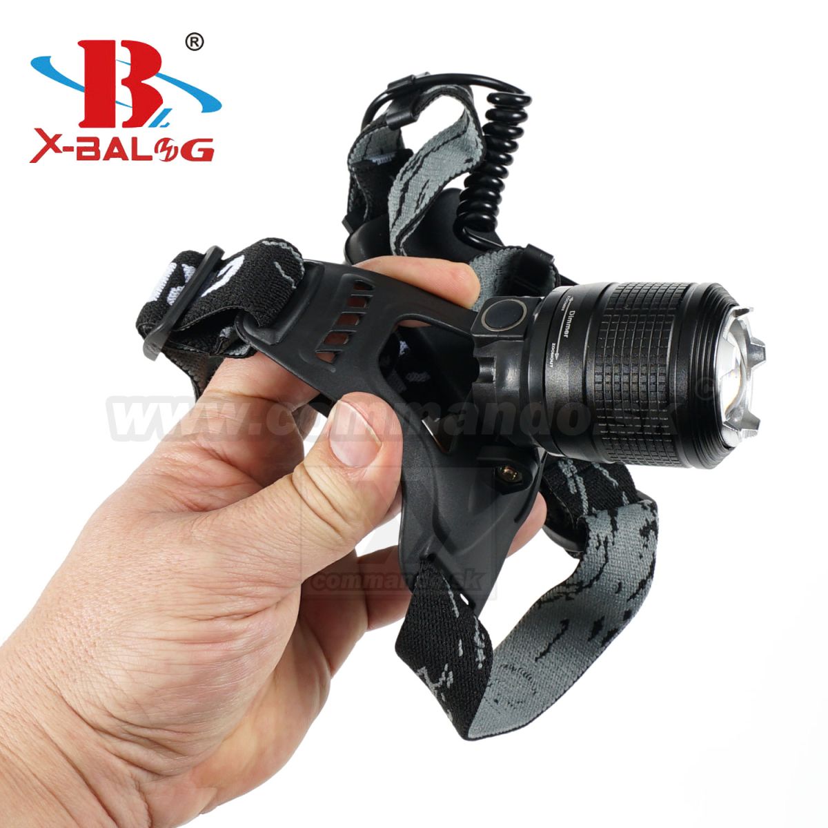Čelovka X-Bal G High Power UV 2x18650 Headlamp | Commando.sk
