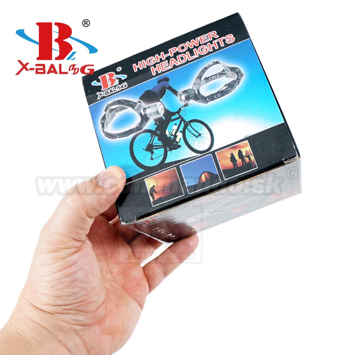 Čelovka X-Bal G High Power UV 2x18650 Headlamp | Commando.sk
