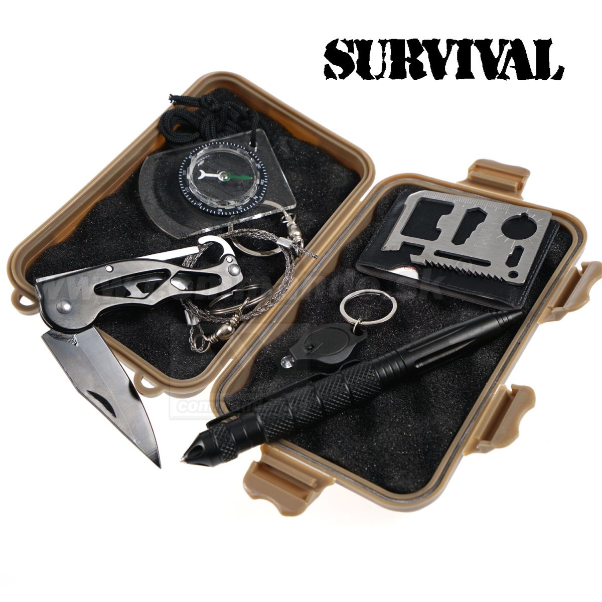 Núdzový set na prežitie SURVIVAL S.O.S. Typ Q-30 | Commando.sk