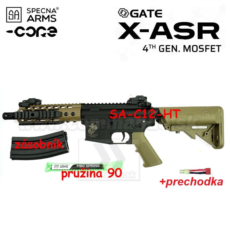 Airsoft Specna Arms CORE SA-C12 X-ASR™ MOSFET Half Tan AEG 6mm ...