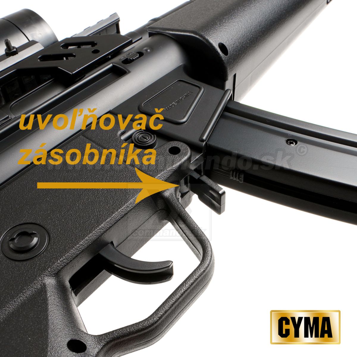Airsoft Rifle CYMA CM023 MP5 AEG 6mm | Commando.sk