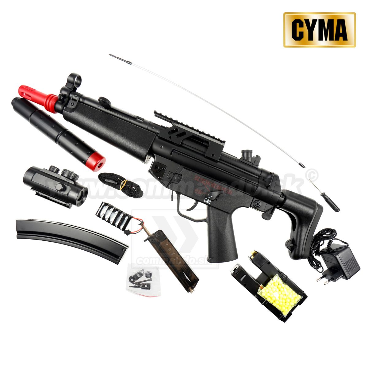 Airsoft Rifle CYMA CM023 MP5 AEG 6mm | Commando.sk