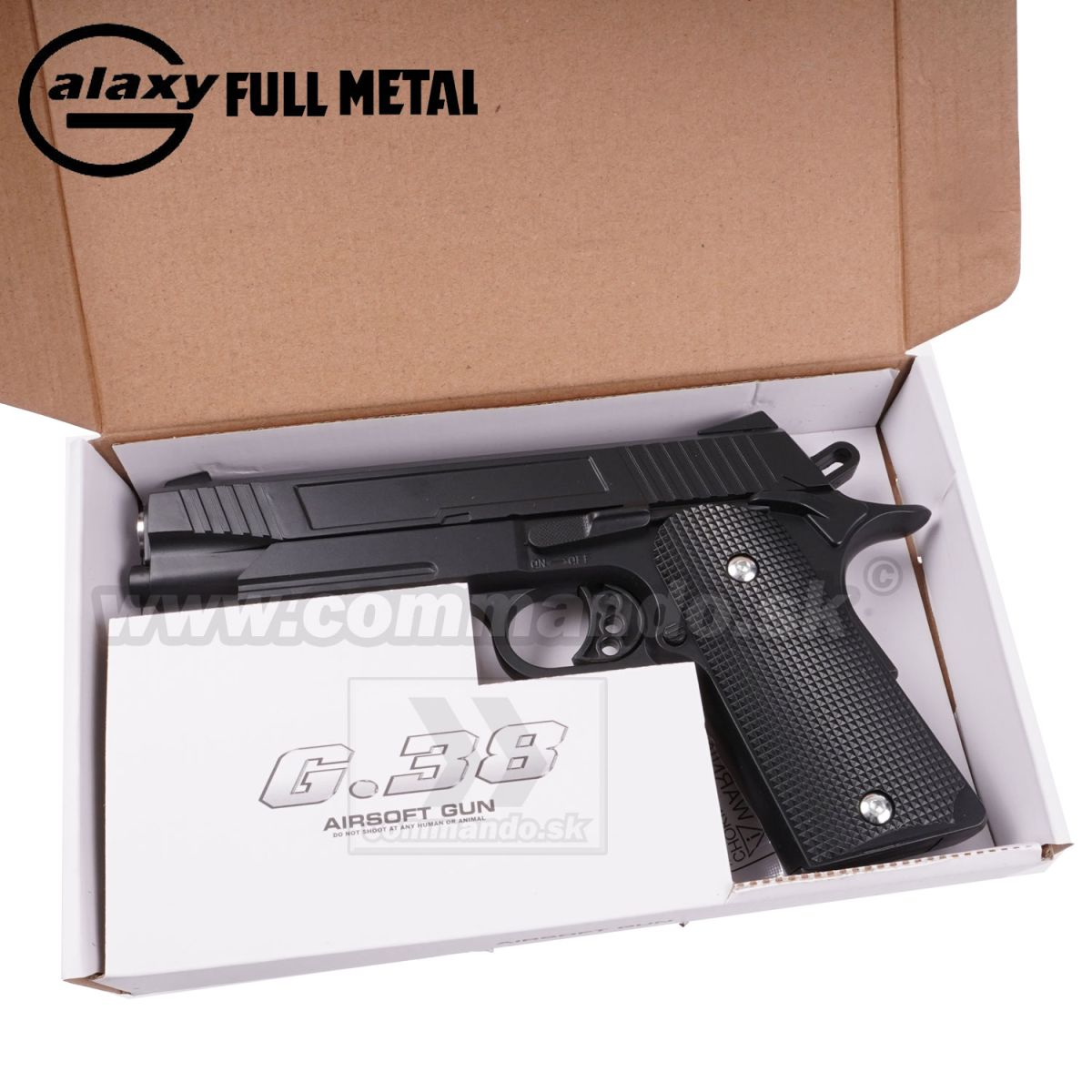 Airsoft Pistol Galaxy G38 Full Metal ASG 6mm | Commando.sk
