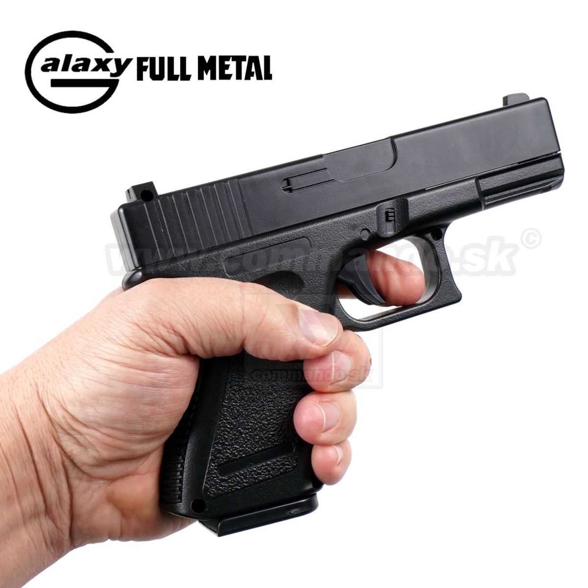 Airsoft Pistol Galaxy G15 Glock Replica Full Metal ASG 6mm | Commando.sk