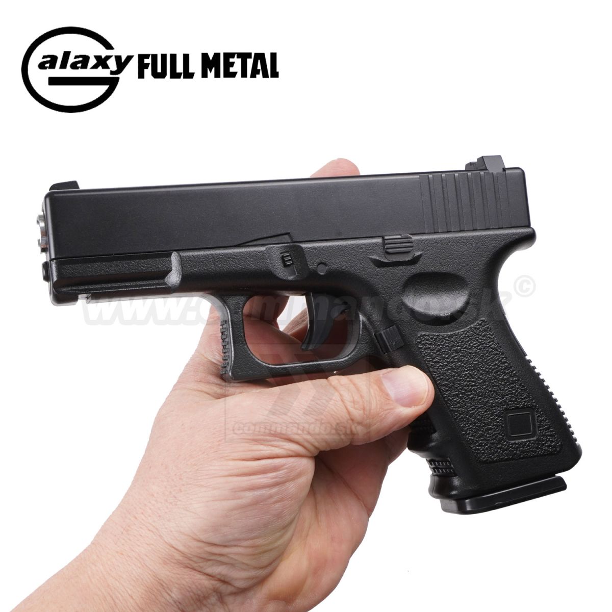 Airsoft Pistol Galaxy G15 Glock Replica Full Metal ASG 6mm | Commando.sk