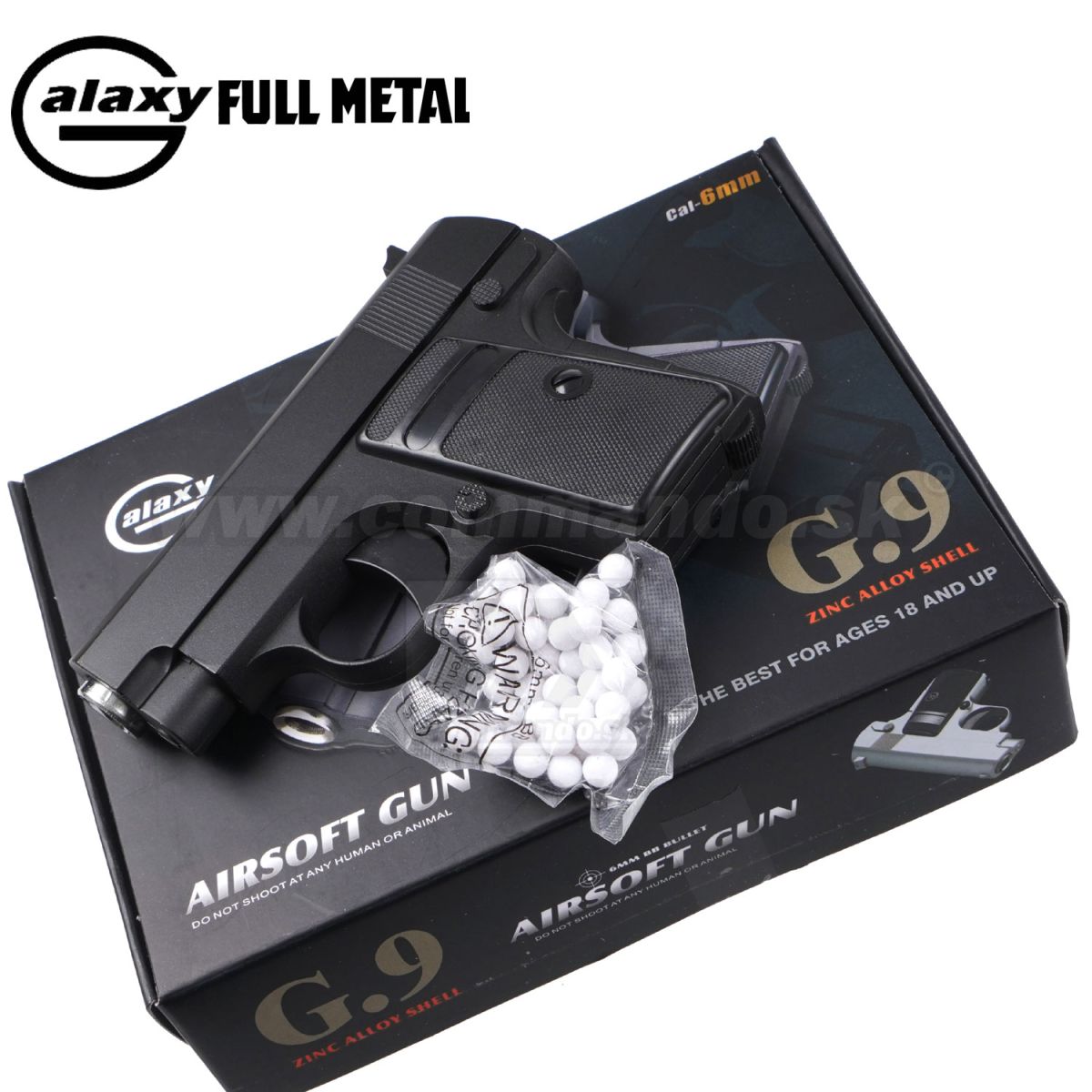 Airsoft Pistol Galaxy G9 Full Metal ASG 6mm | Commando.sk