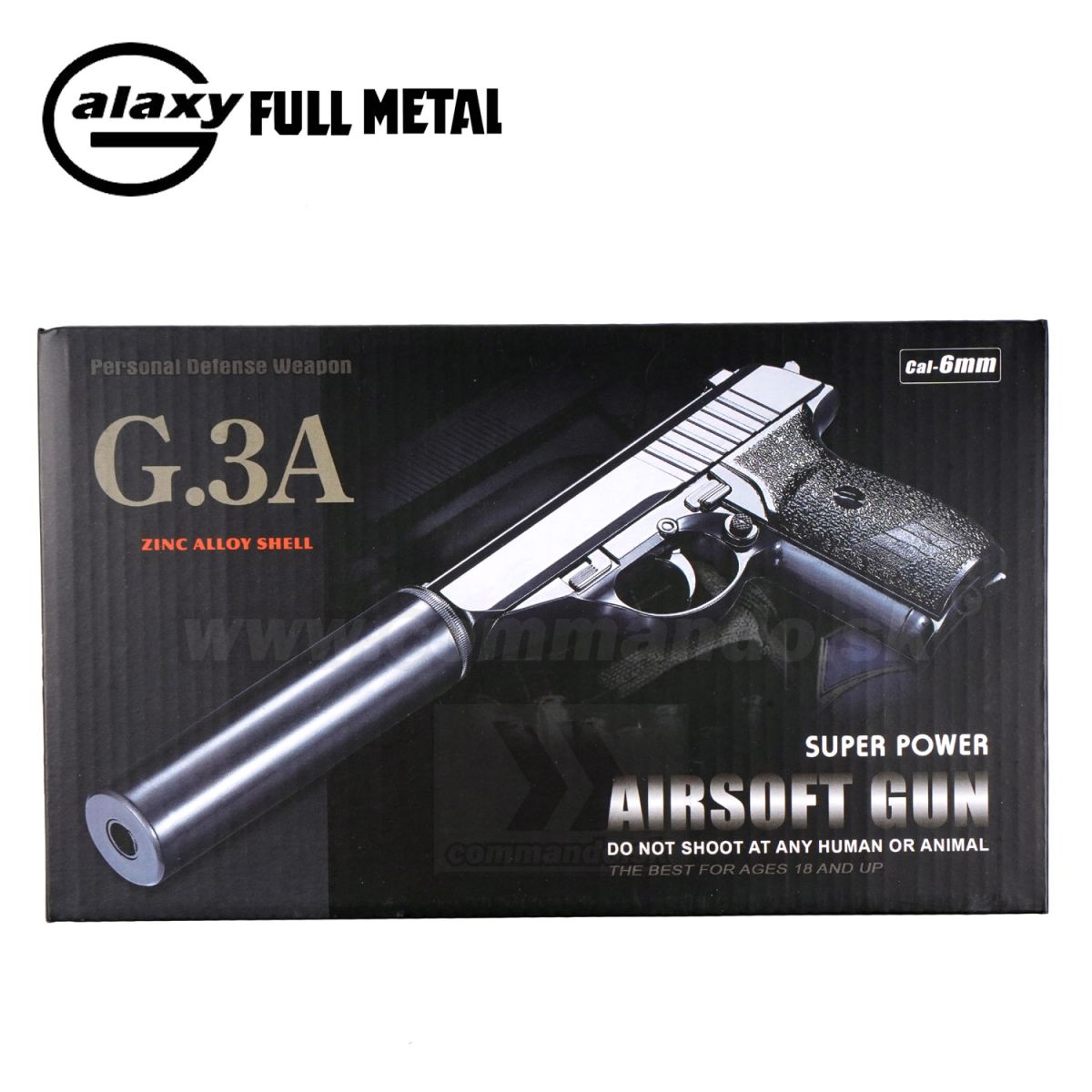 Airsoft Pistol Galaxy G3A Full Metal ASG 6mm | Commando.sk