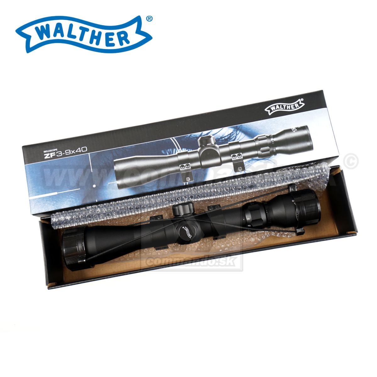Puškohľad Walther 3-9x40 Rifle Scope NI | Commando.sk