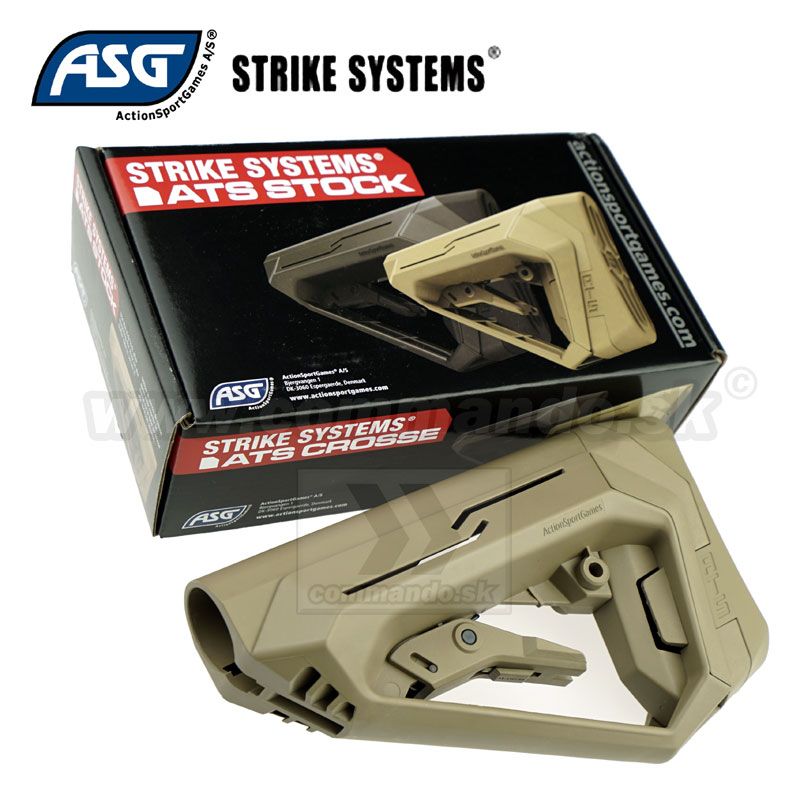 ATS M STOCK Tan Pažba ASG Strike Systems | Commando.sk