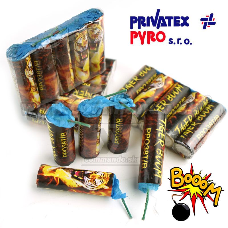 Privatex Pyro Tiger Boom Petarda 20ks | Commando.sk