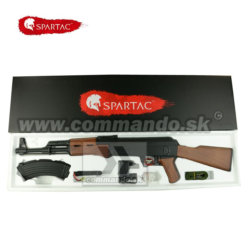Airsoft Spartac SRT-12 AK47 Metal Gear Box AEG 6mm | Commando.sk