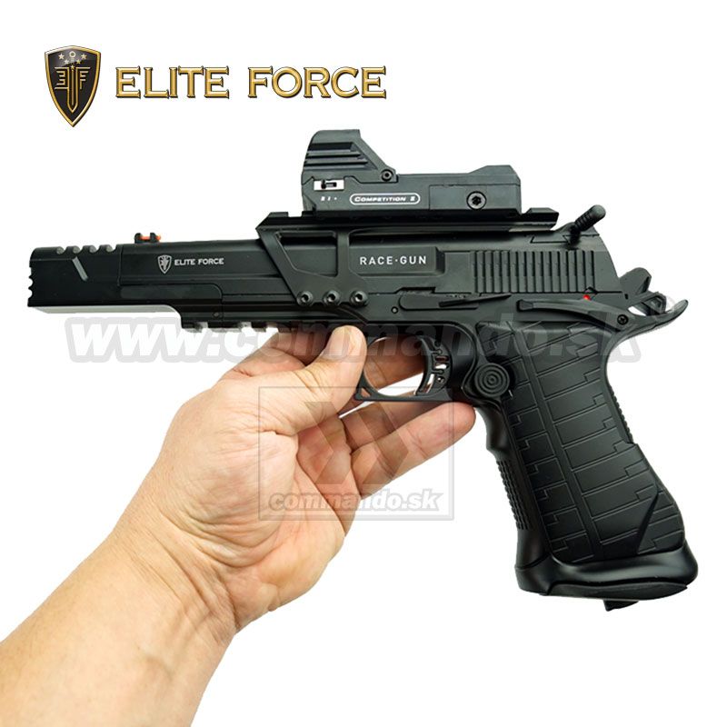 Airsoftová pištoľ Elite Force Race Gun IPSC AGCO2 6mm, airsoft pistol ...