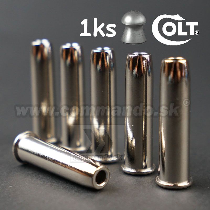 Zasobník nábojnica 1ks Colt SAA CO2 4,5mm Airgun shells | Commando.sk
