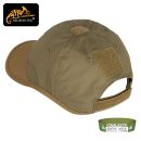 Helikon Tex Logo Cap - PolyCotton Ripstop - Black / Olive Green B ...