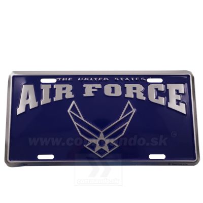 Ceduľa AIR FORCE The United States License plate | Commando.sk