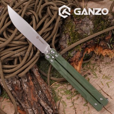 GANZO Firebird motýlik zelený Balisong G766-GR | Commando.sk