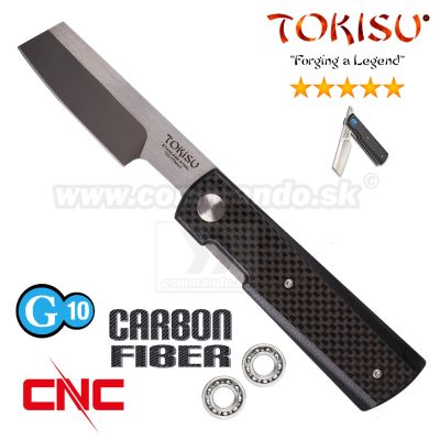 TOKISU zatvárací nôž Britva G10 Carbon CNC Ball Bearing 18536 | Commando.sk