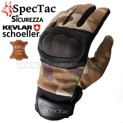 SpecTac SICUREZZA MultiCAM taktické rukavice s pravou kožou | Commando.sk