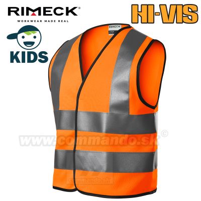 Detská vesta Reflex Stop RIMECK HV Bright Orange 9v4 | Commando.sk