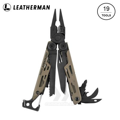 Leatherman SIGNAL coyote tan multitool | Commando.sk