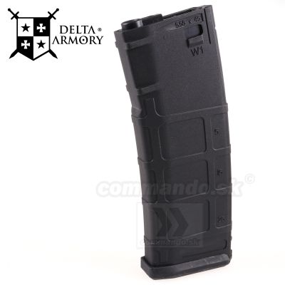 Airsoft zásobník M4 Black AEG HiCap 300rd Delta Armory DA-MAG-05-BLK ...