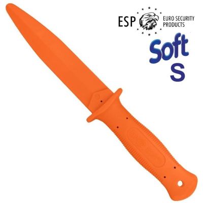 ESP Tréningový gumený mäkký nôž S SOFT TK-01 Orange Training Knife ...