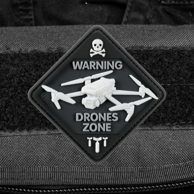 3D nášivka PVC Drone Zone M-Tac black | Commando.sk