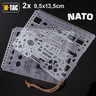 Ecopybook Tactical Protractor pravitko TZ+M NATO M-TAC | Commando.sk