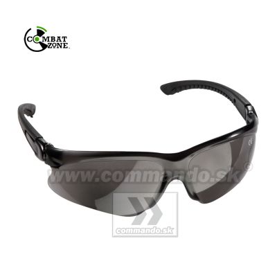 Strelecké ochranné okuliare Combat Zone Dark SG3 Tmavé | Commando.sk