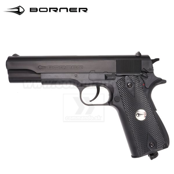 Vzduchová pištoľ Borner 1911 CLT125 CO2 4,5mm Airgun | Commando.sk
